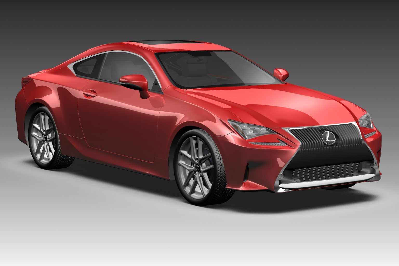 2015 Lexus RC Coupe 3D model | CGTrader