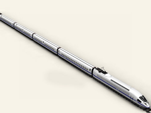 Generic High Speed Train 3D model | CGTrader
