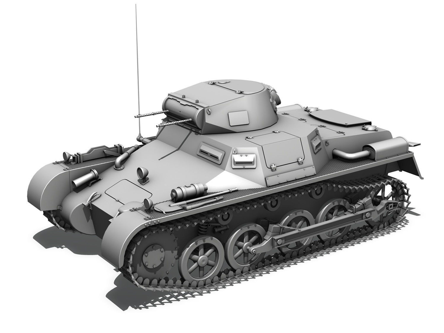 Early german WWII Tanks - Collection 3D model | CGTrader