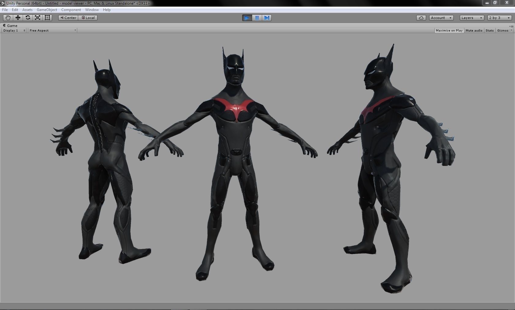 3D model Batman Beyond game poly VR / AR / low-poly | CGTrader