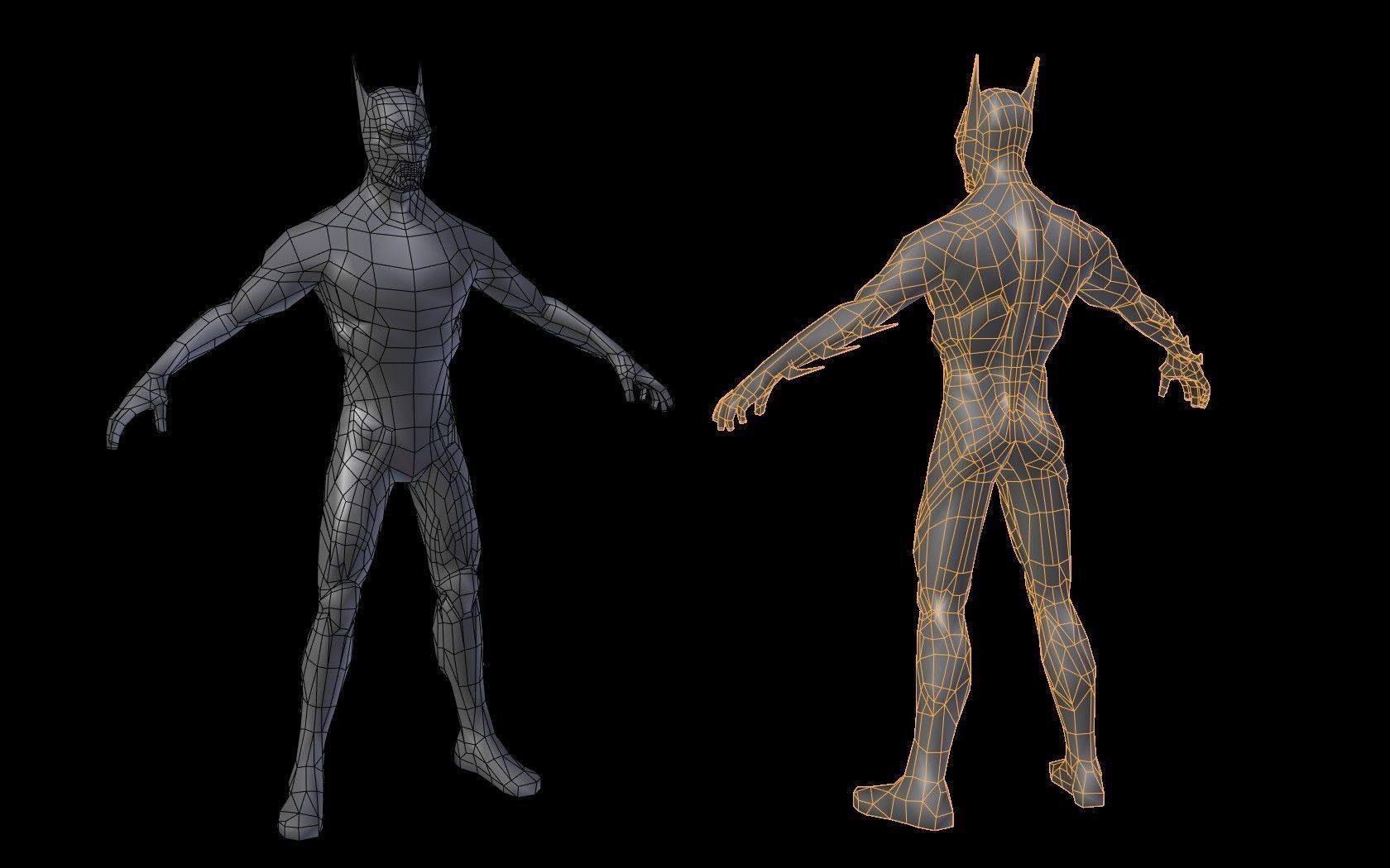3D model Batman Beyond game poly VR / AR / low-poly | CGTrader