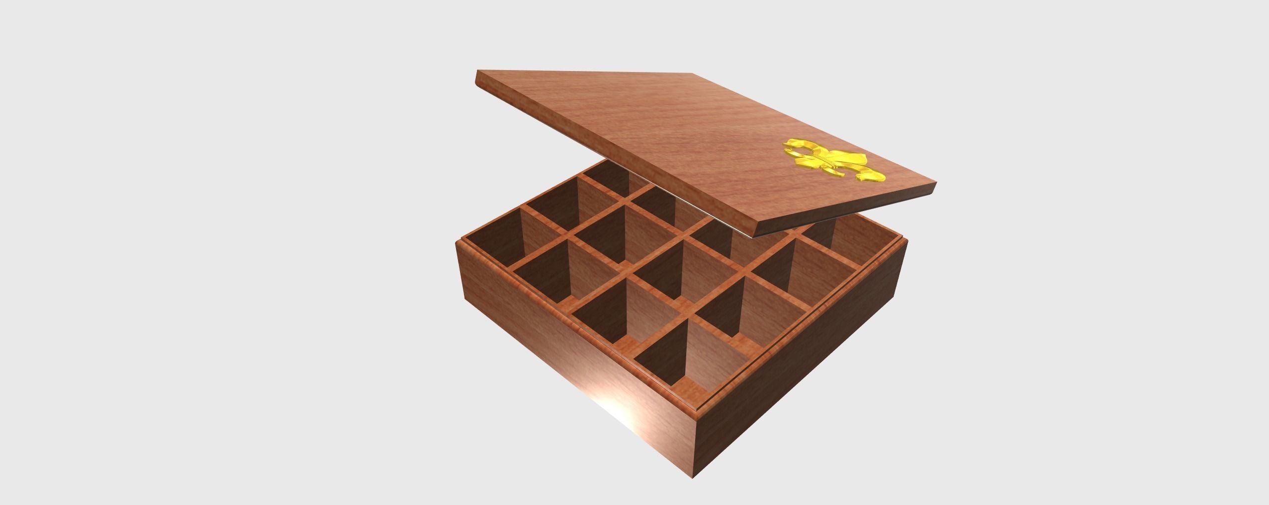 Jewelry Box 3D model 3D printable | CGTrader
