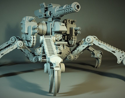 Mech-robot 3D Model 3D printable MAX | CGTrader.com