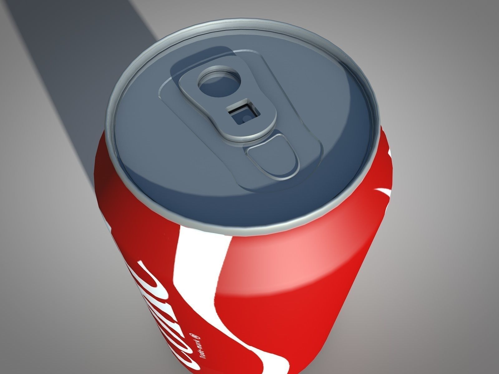 Can of Coke textured 3D model | CGTrader