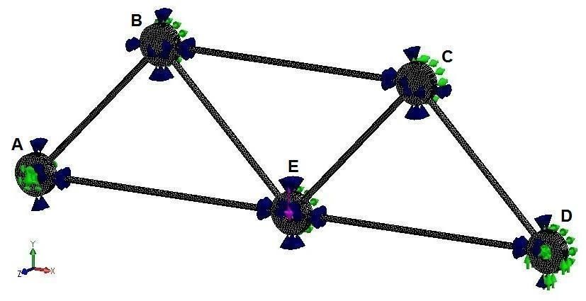 Pin Jointed Framework 3D model | CGTrader