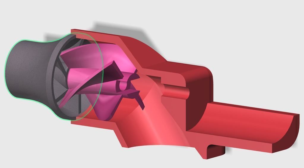 Water Jet drive free 3D model 3D printable | CGTrader