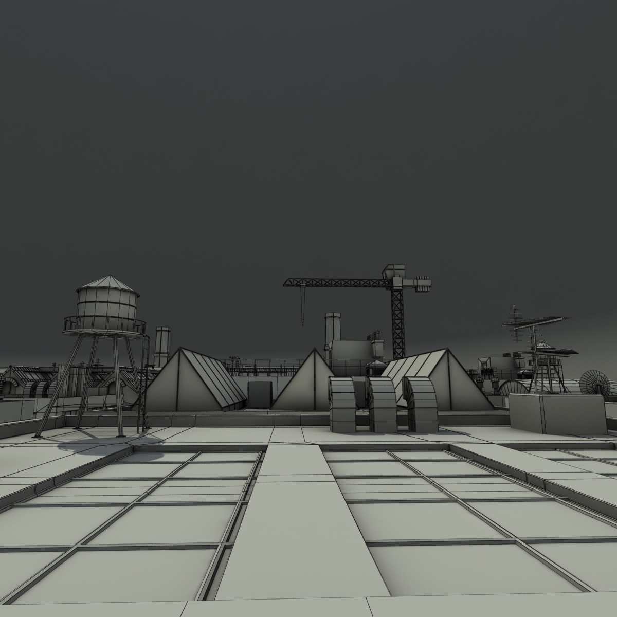 Industrial structures 3D model | CGTrader
