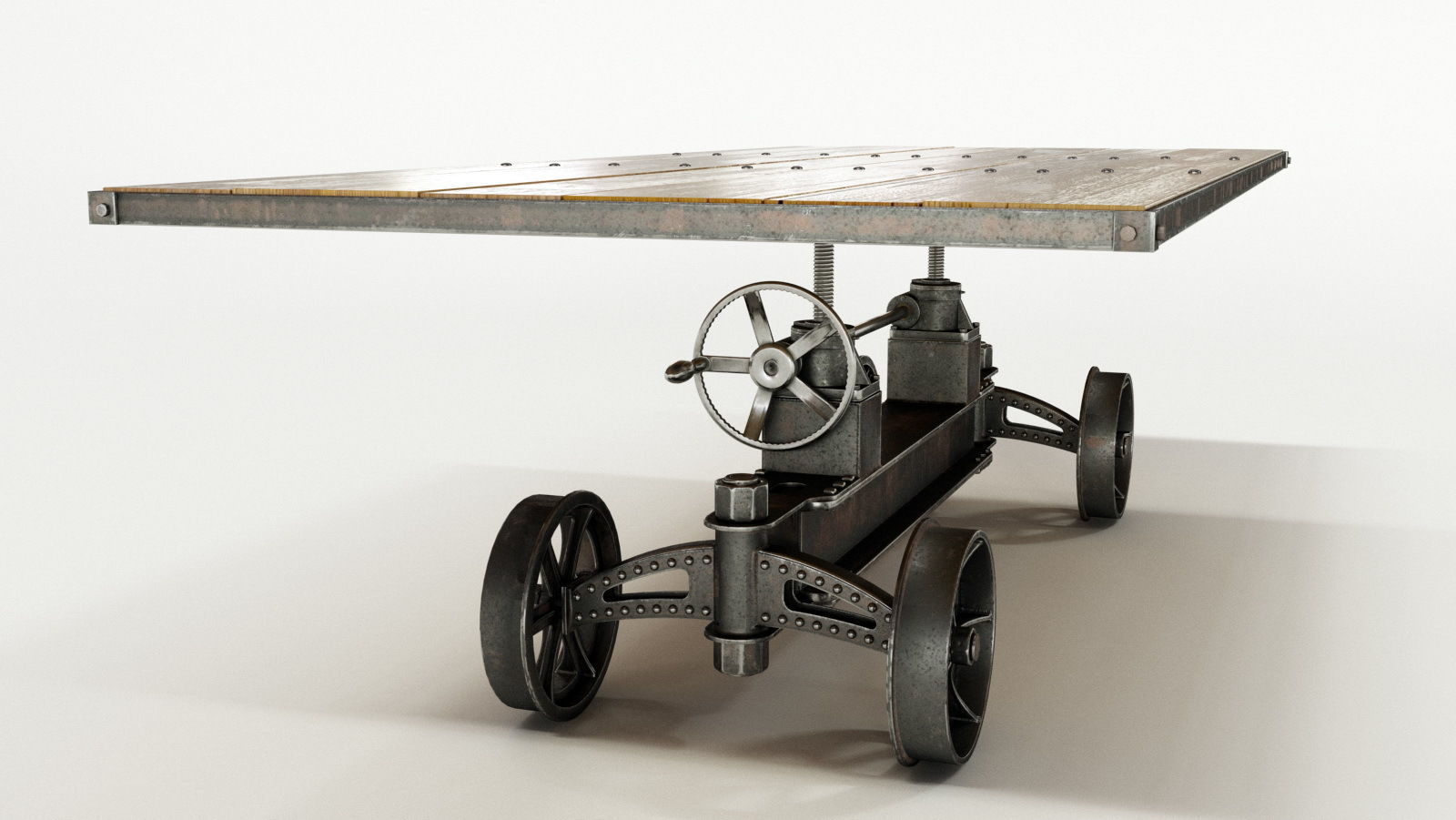 Train Crank Table 3D model | CGTrader
