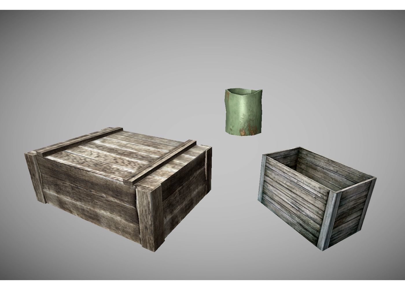 3D model low poly garage objects collection 2 VR / AR / low-poly | CGTrader