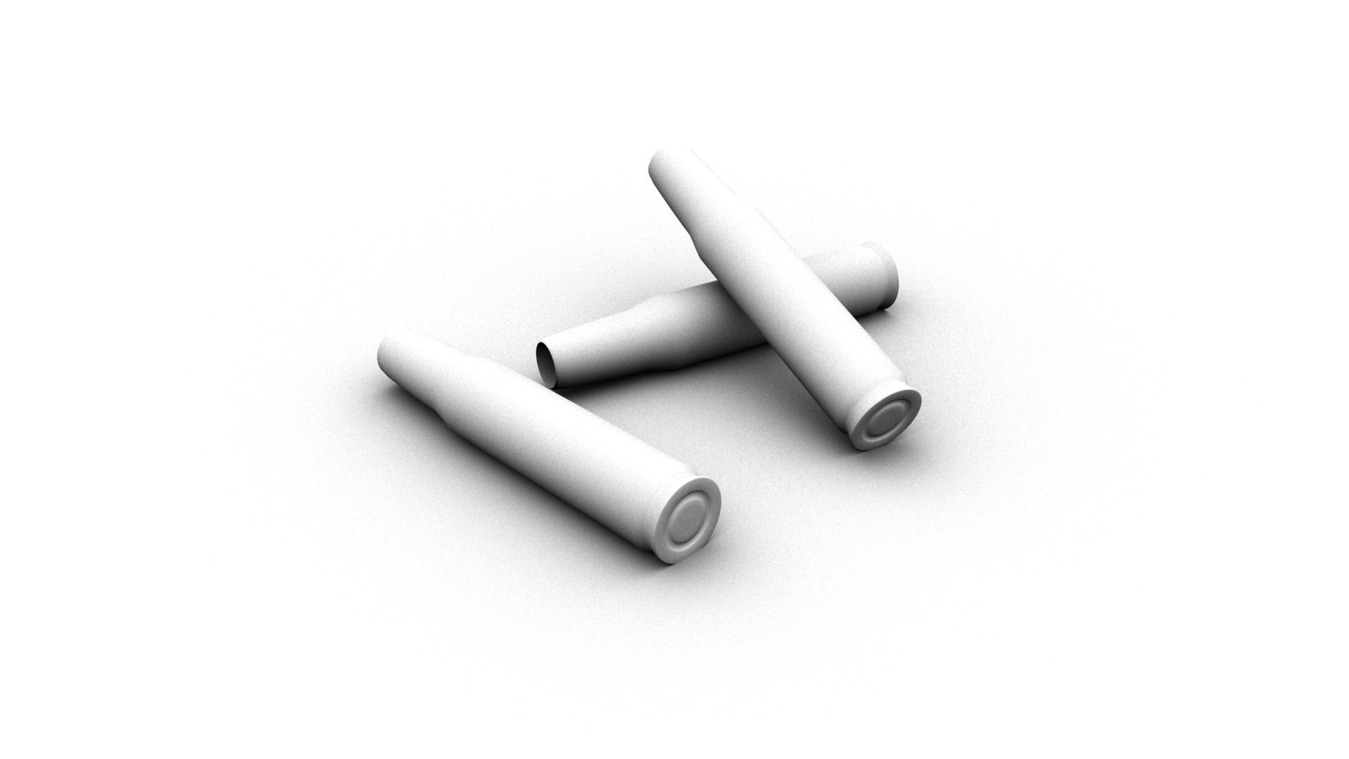 3D model 50 Cal Bullet and Casing High Detail VR / AR / low-poly | CGTrader