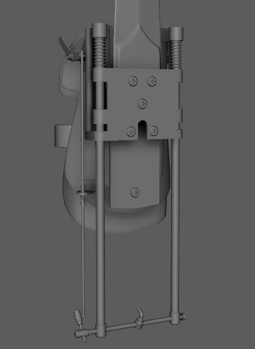 SAW Gauntlet Weapon 3D model | CGTrader