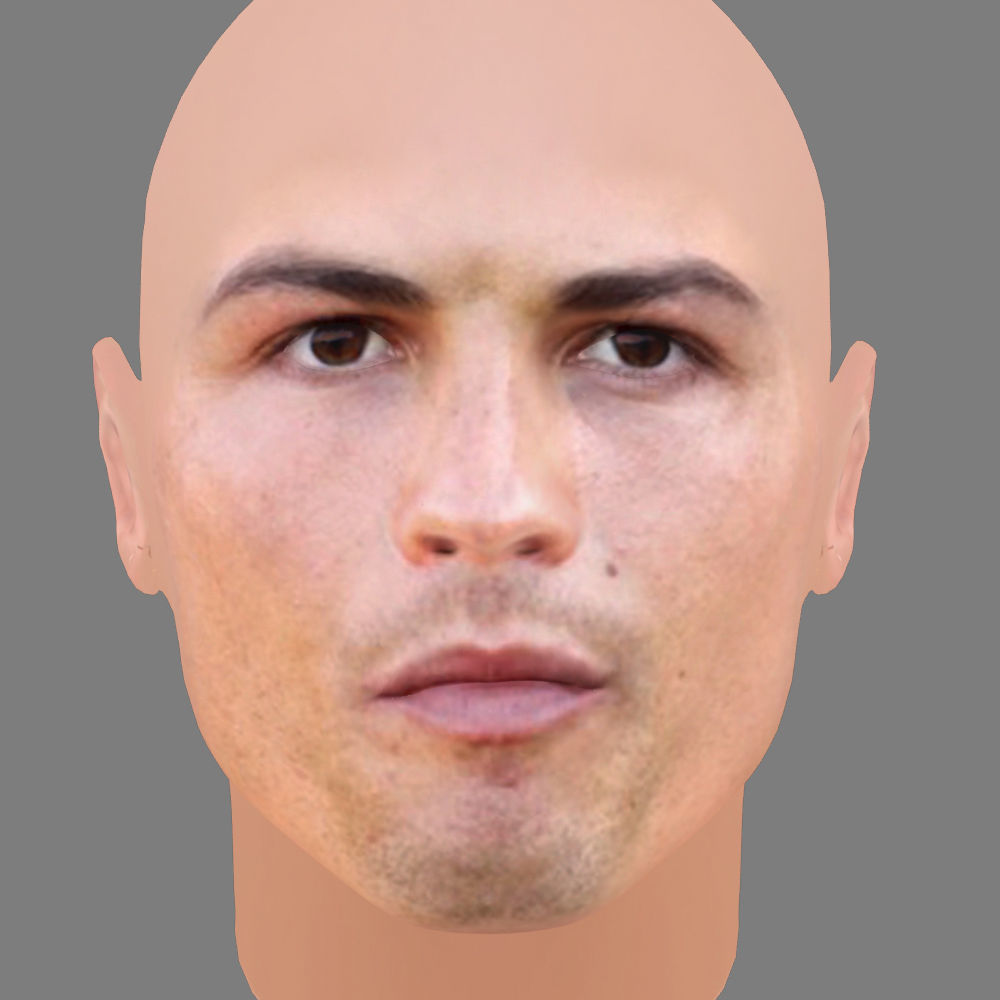 3D model Cristiano Ronaldo VR / AR / low-poly | CGTrader