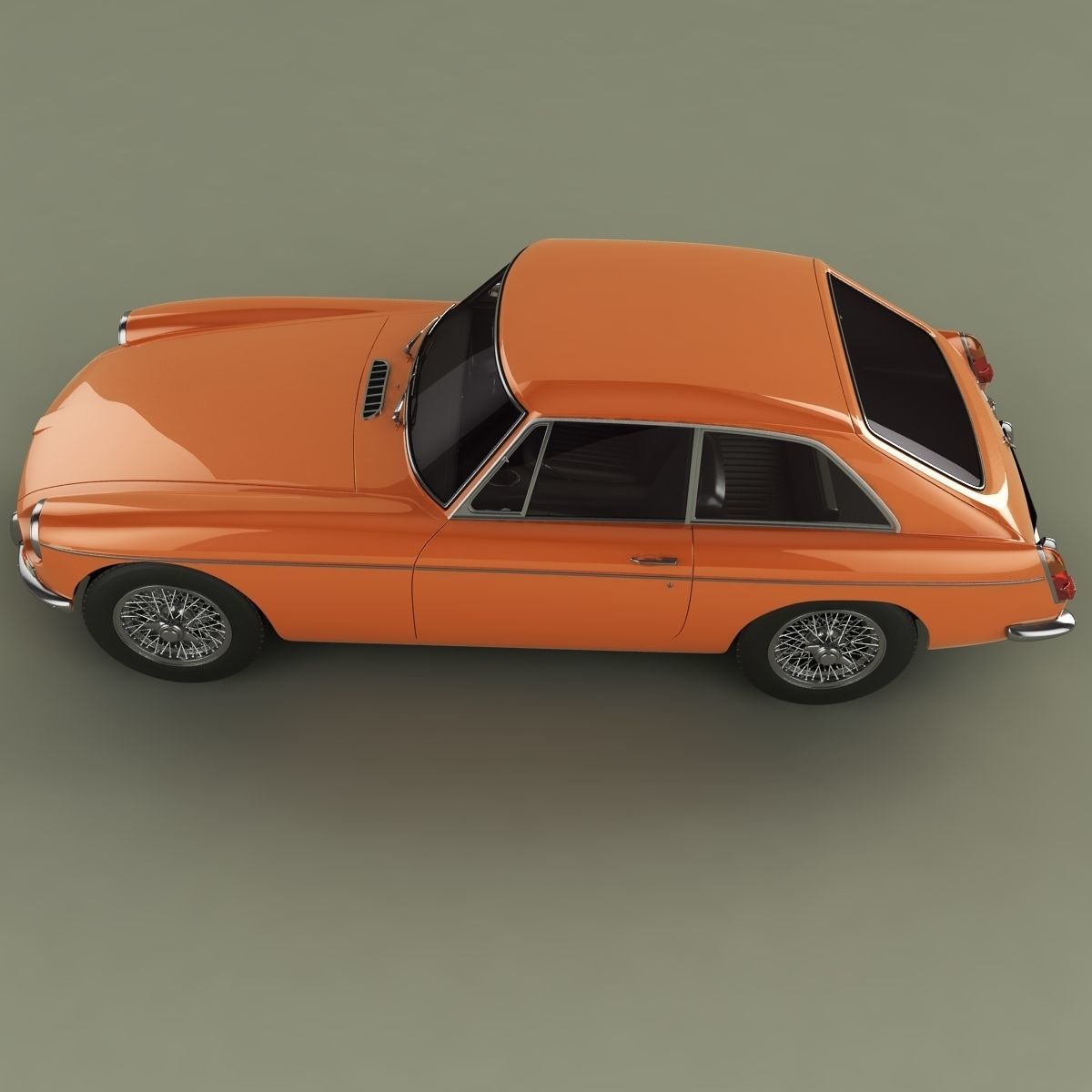 MG MGB GT 3D model | CGTrader