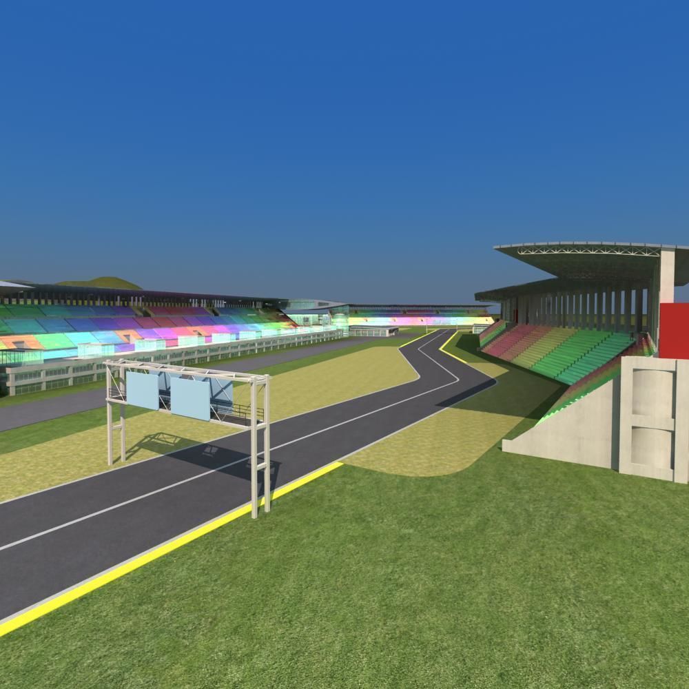 F1 Race Track 3D model | CGTrader