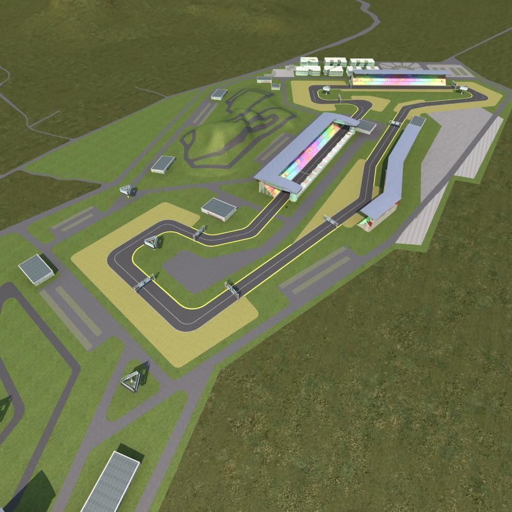 F1 Race Track 3D model | CGTrader