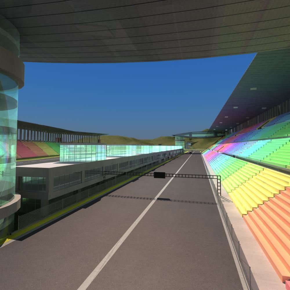 F1 Race Track 3D model | CGTrader