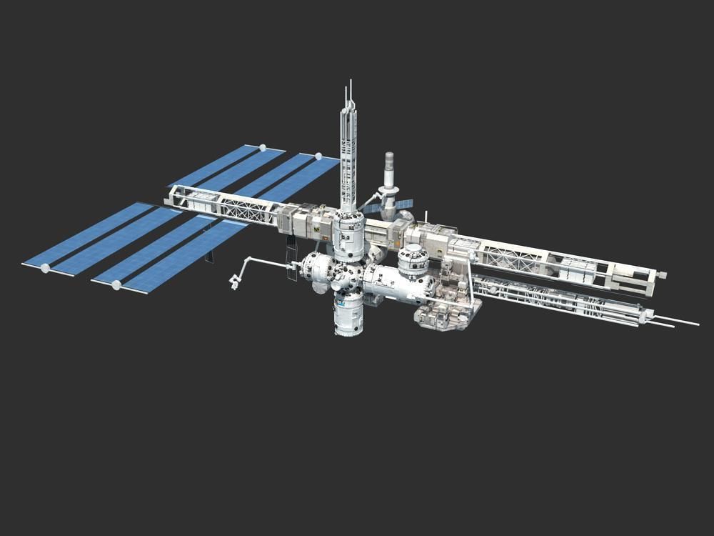 Space station 3D model | CGTrader