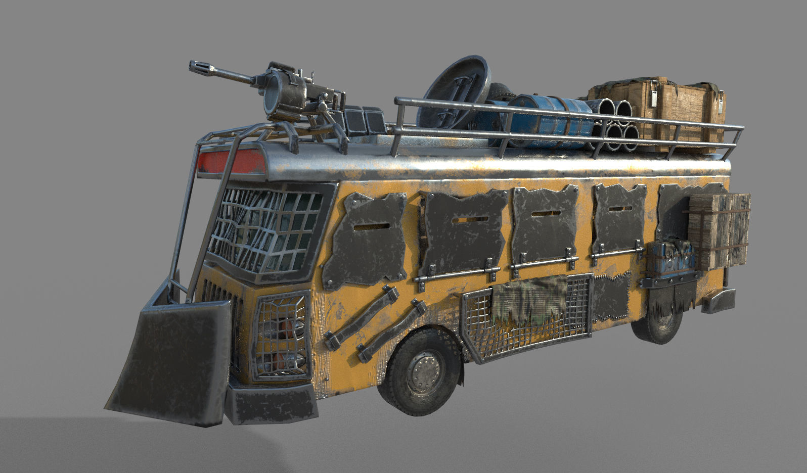 3D model Apocalypse bus VR / AR / low-poly | CGTrader
