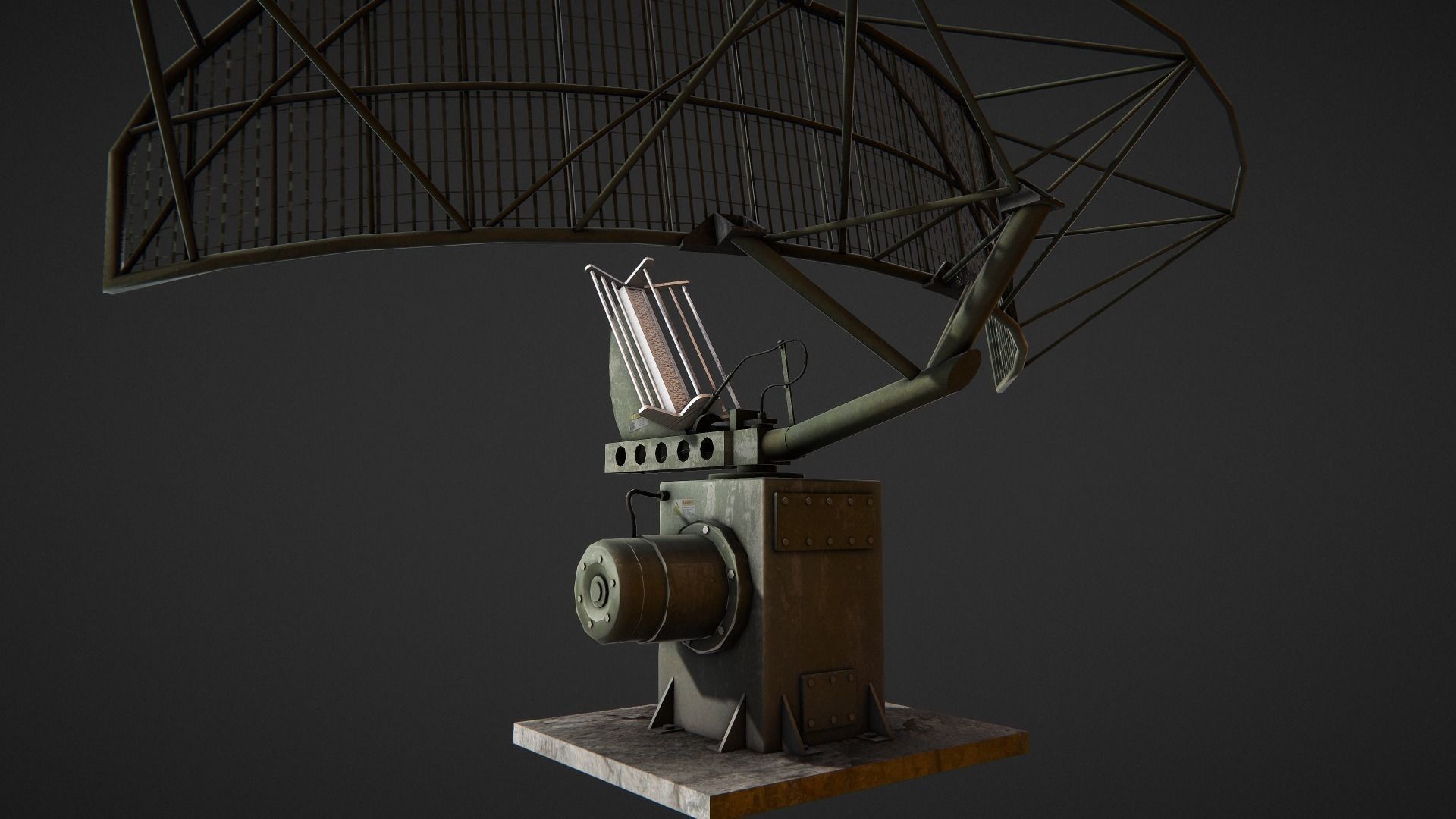 3D model Radar VR / AR / low-poly MAX FBX TGA | CGTrader.com