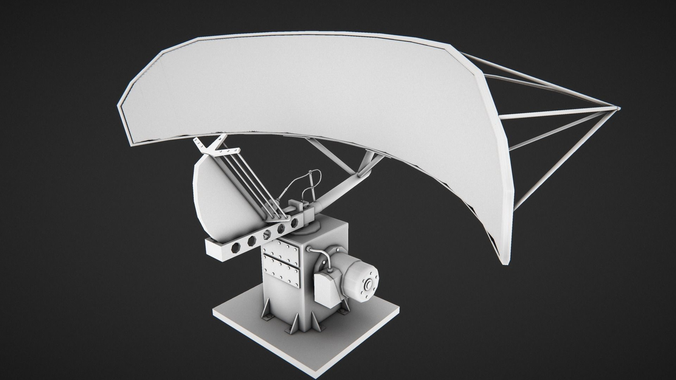 3D model Radar VR / AR / low-poly MAX FBX TGA | CGTrader.com