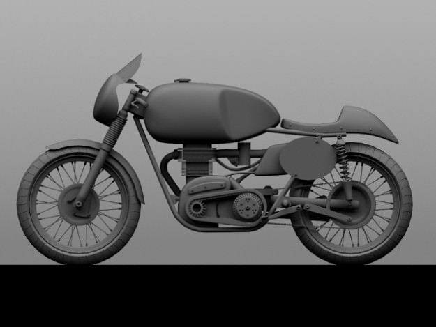 Matchless G50 1954 3D model | CGTrader
