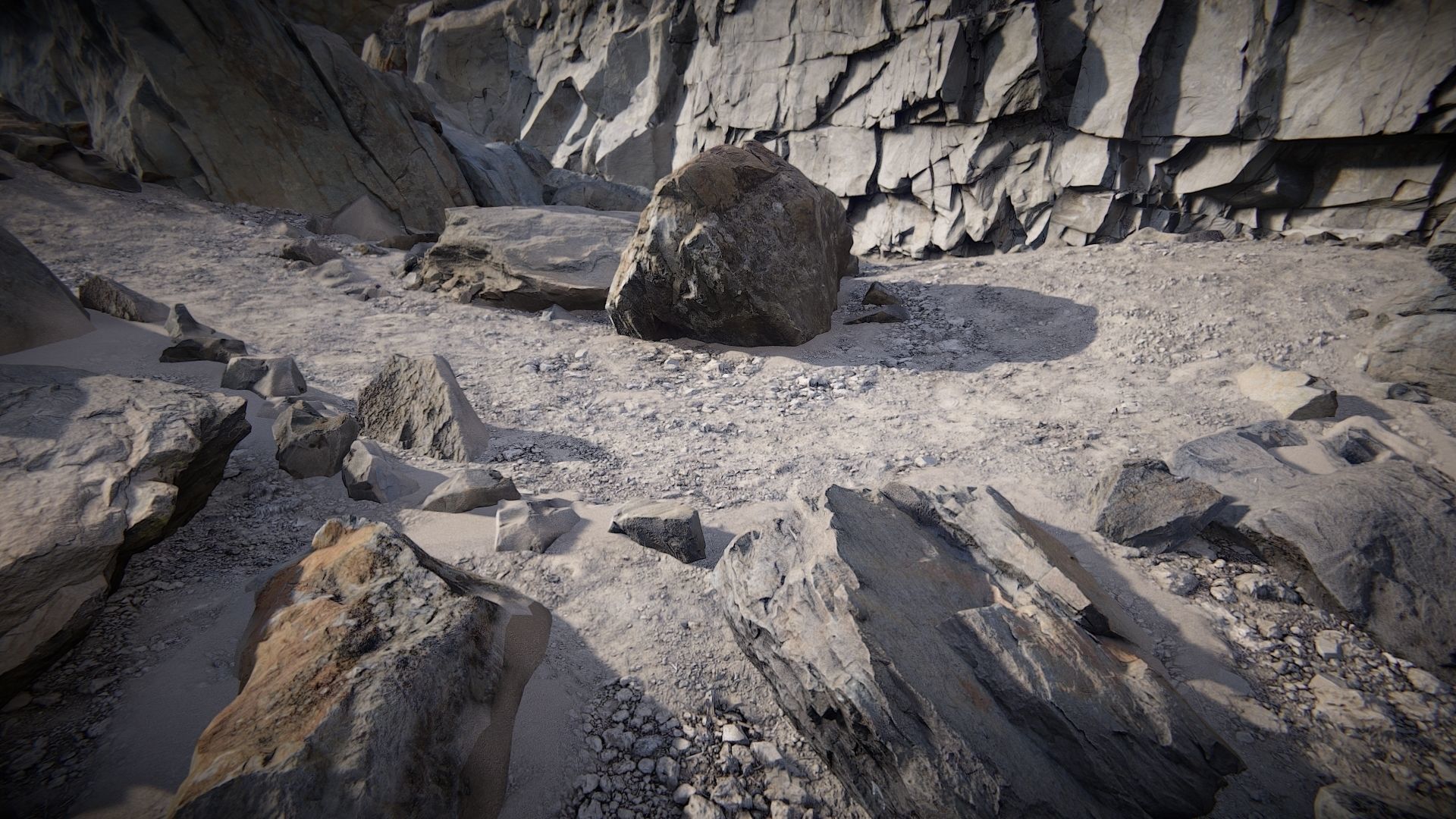 3D model Arid Environment Rocks VR / AR / low-poly | CGTrader