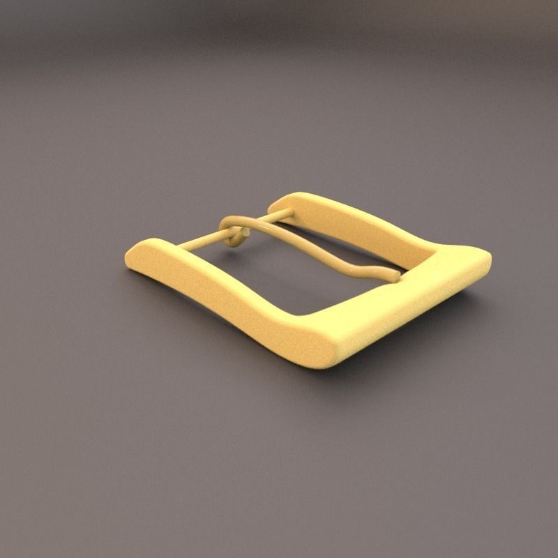 Brass Belt Buckle 3D | CGTrader
