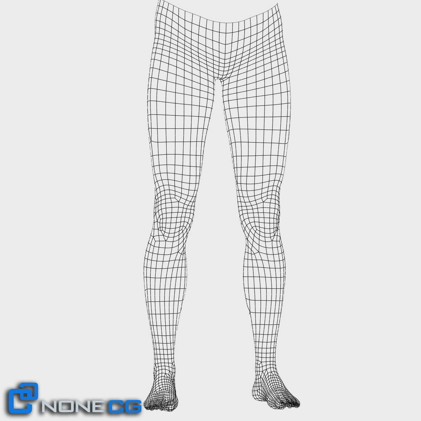 Adult Male Legs and Feet 3D model rigged | CGTrader