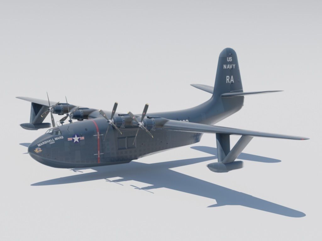 Martin JRM Mars 3D model | CGTrader