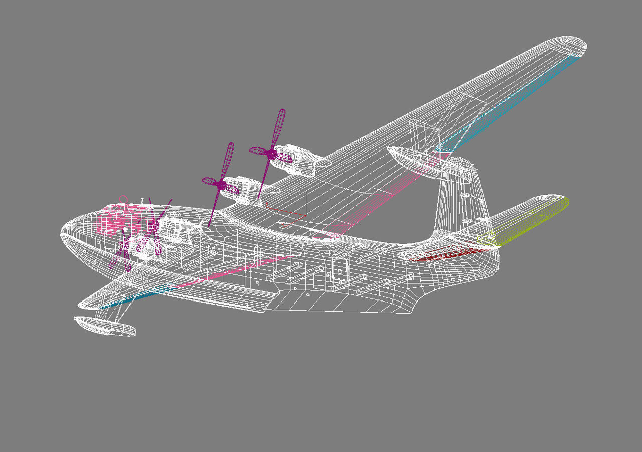 Martin JRM Mars 3D model | CGTrader