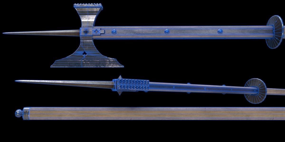 3D model Pollaxe VR / AR / low-poly | CGTrader