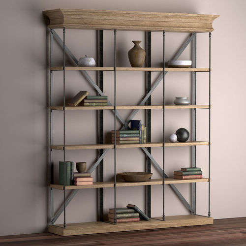 Old Oak Triple Rack 3D model | CGTrader