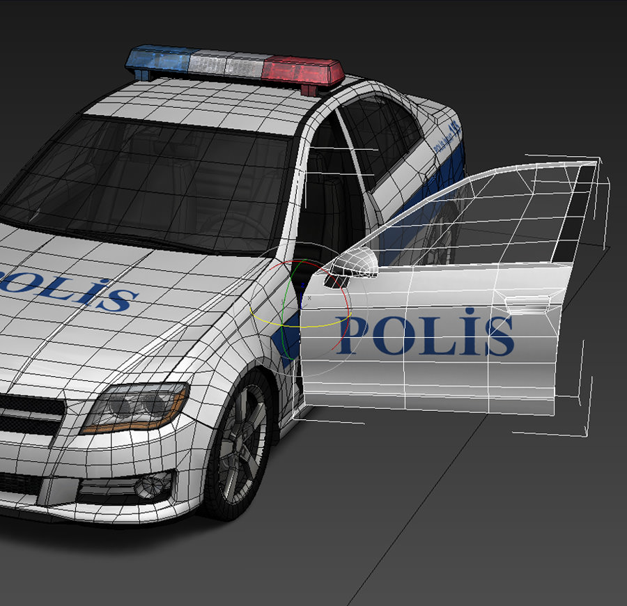 3D model Generic Police Cars VR / AR / low-poly | CGTrader