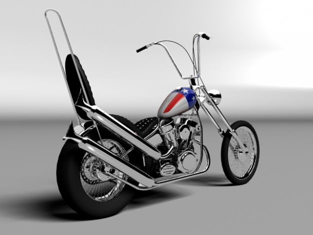 Harley-Davidson Easy Rider 1969 3D model | CGTrader