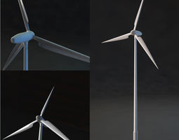 Wind turbine free 3D Model STL IGE IGS IGES | CGTrader.com