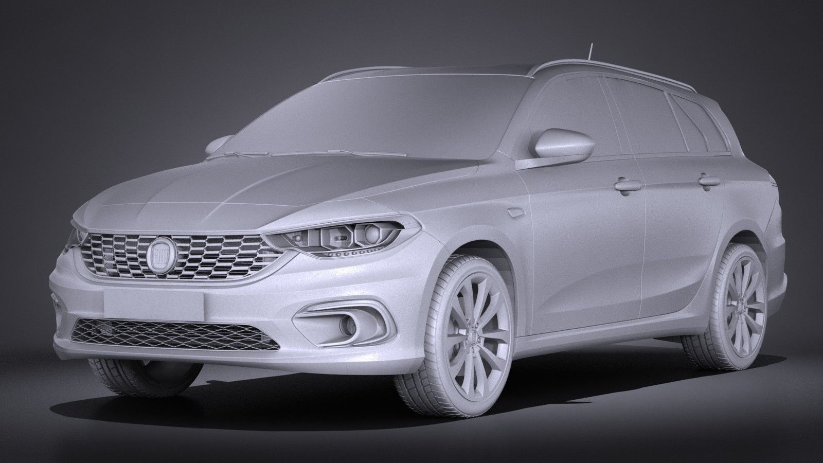Fiat Tipo Station Wagon 2017 3D model | CGTrader