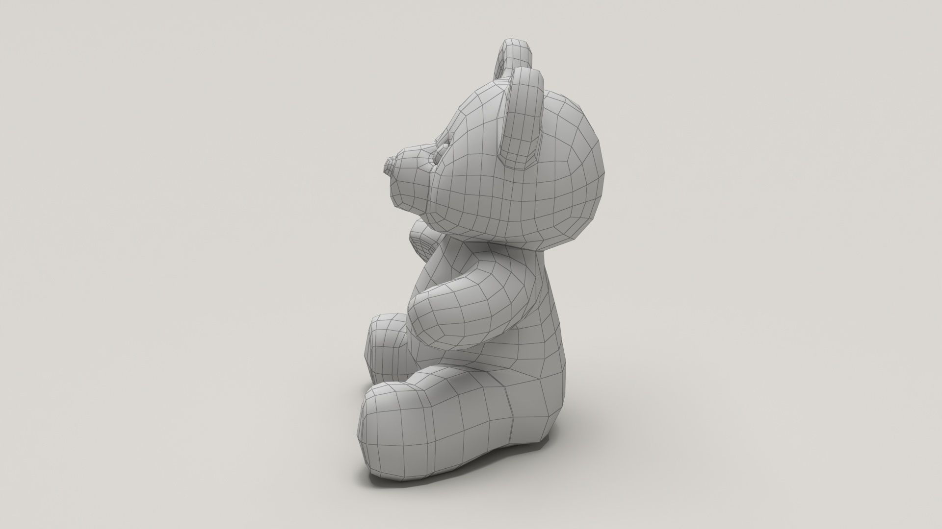 3D model Teddy Bear - Plush VR / AR / low-poly | CGTrader