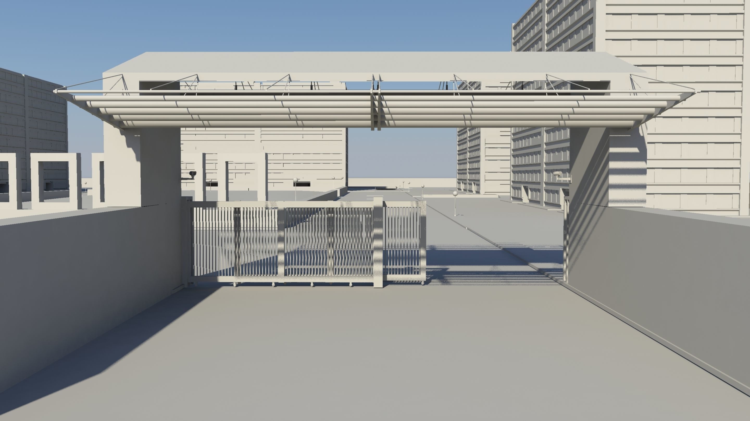 Housing society free 3D model | CGTrader