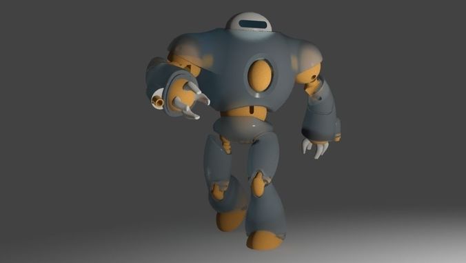 ROBOT - SOLIDMAX 3D model animated rigged | CGTrader