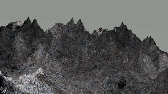 Mountain landscape 3D model | CGTrader