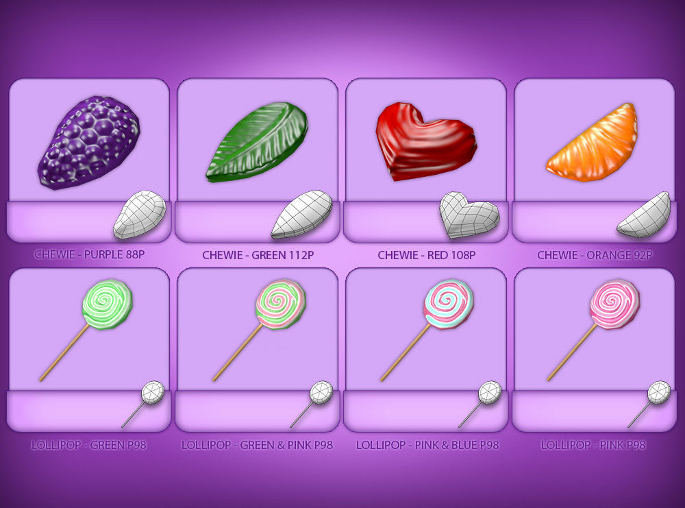 3D model Candy Heaven Pack VR / AR / low-poly | CGTrader
