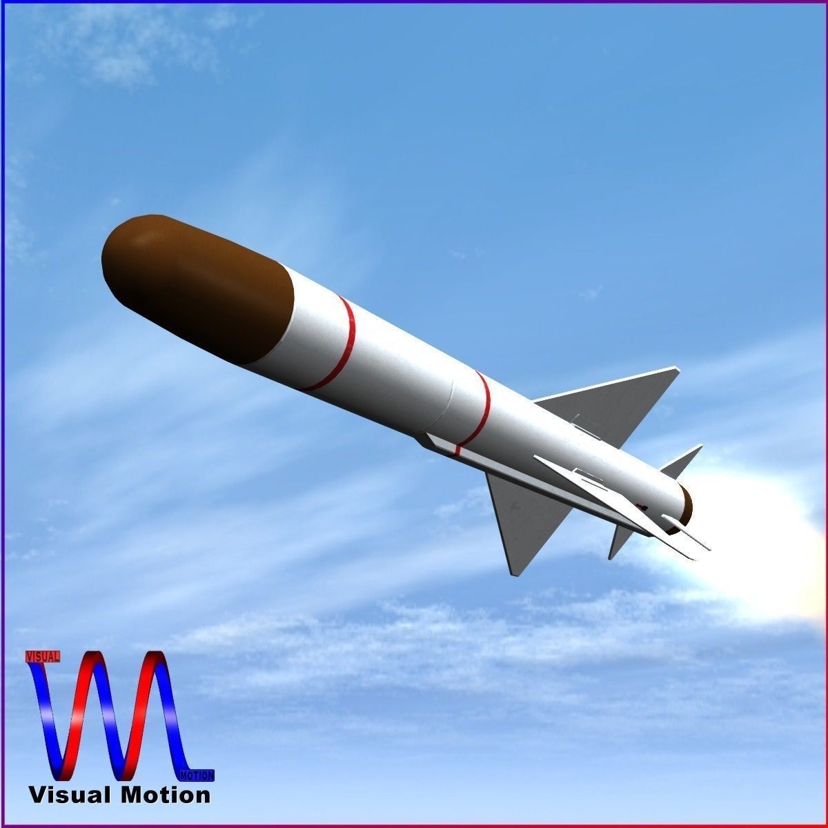 3D model ASM-1 Missile VR / AR / low-poly | CGTrader