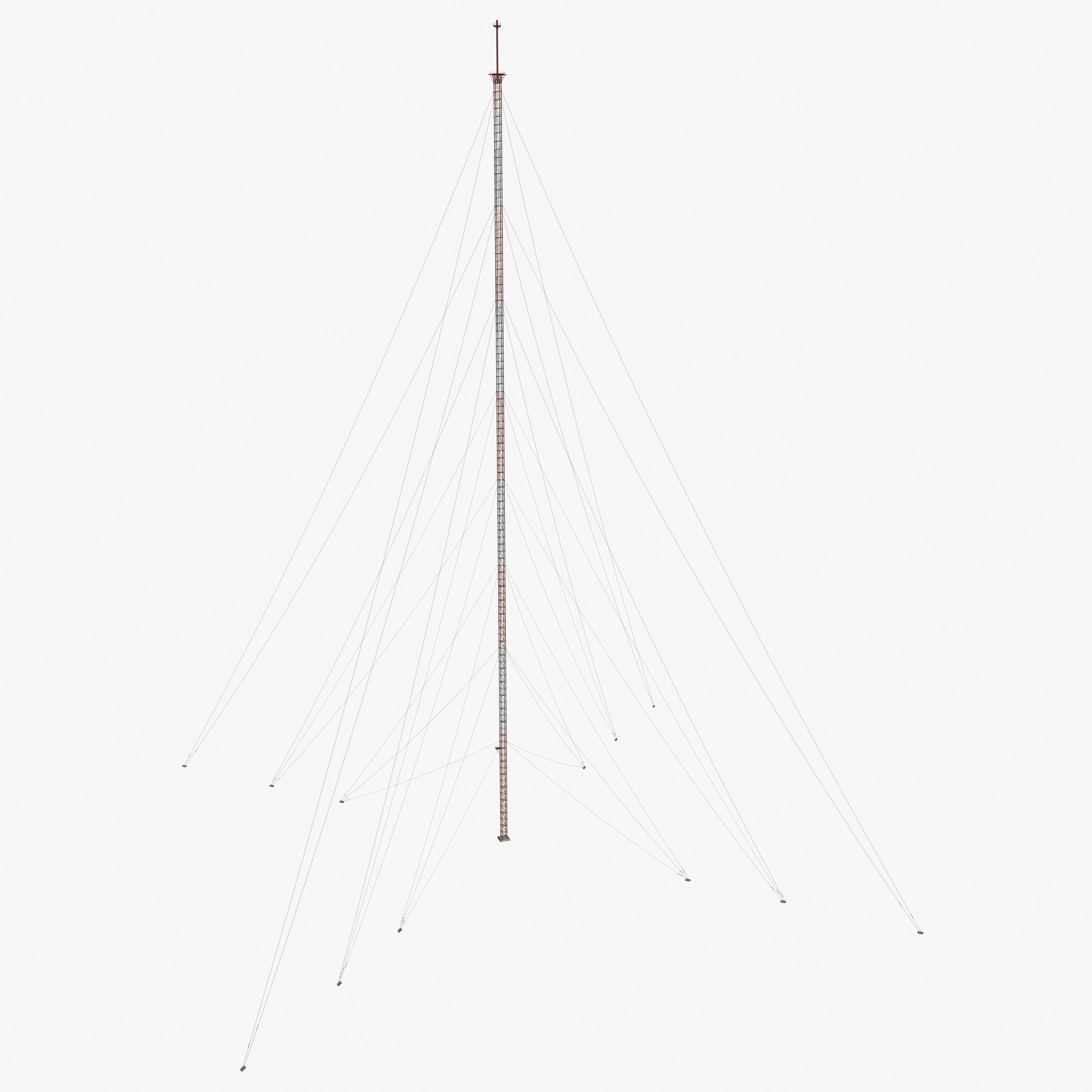 Communication Mast 3D model | CGTrader