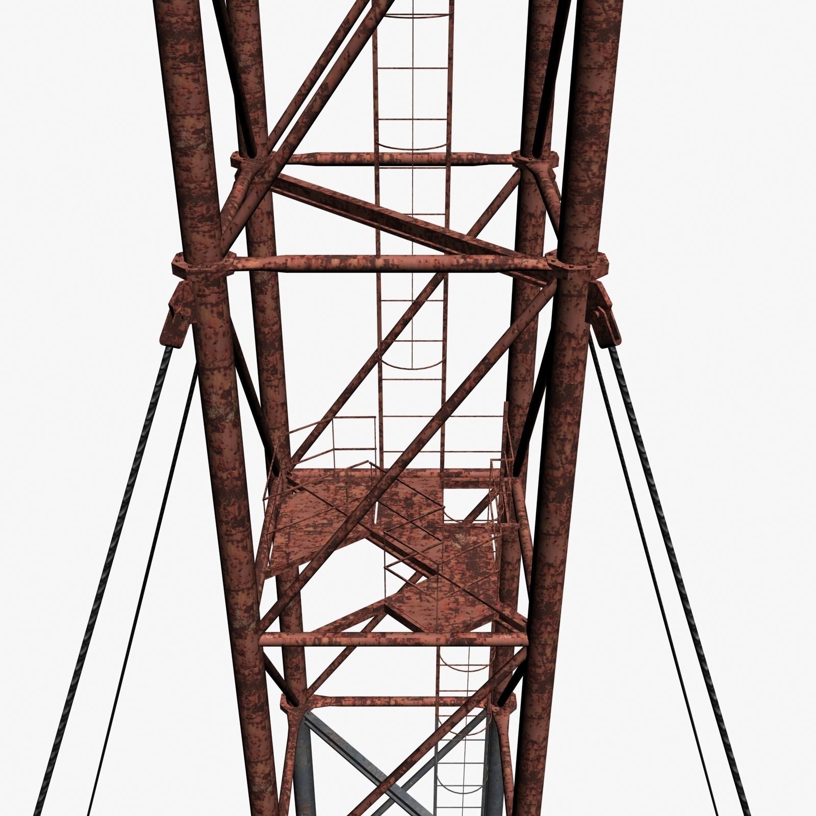 Communication Mast 3D model | CGTrader