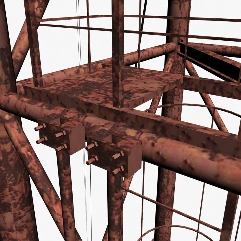 Communication Mast 3D model | CGTrader