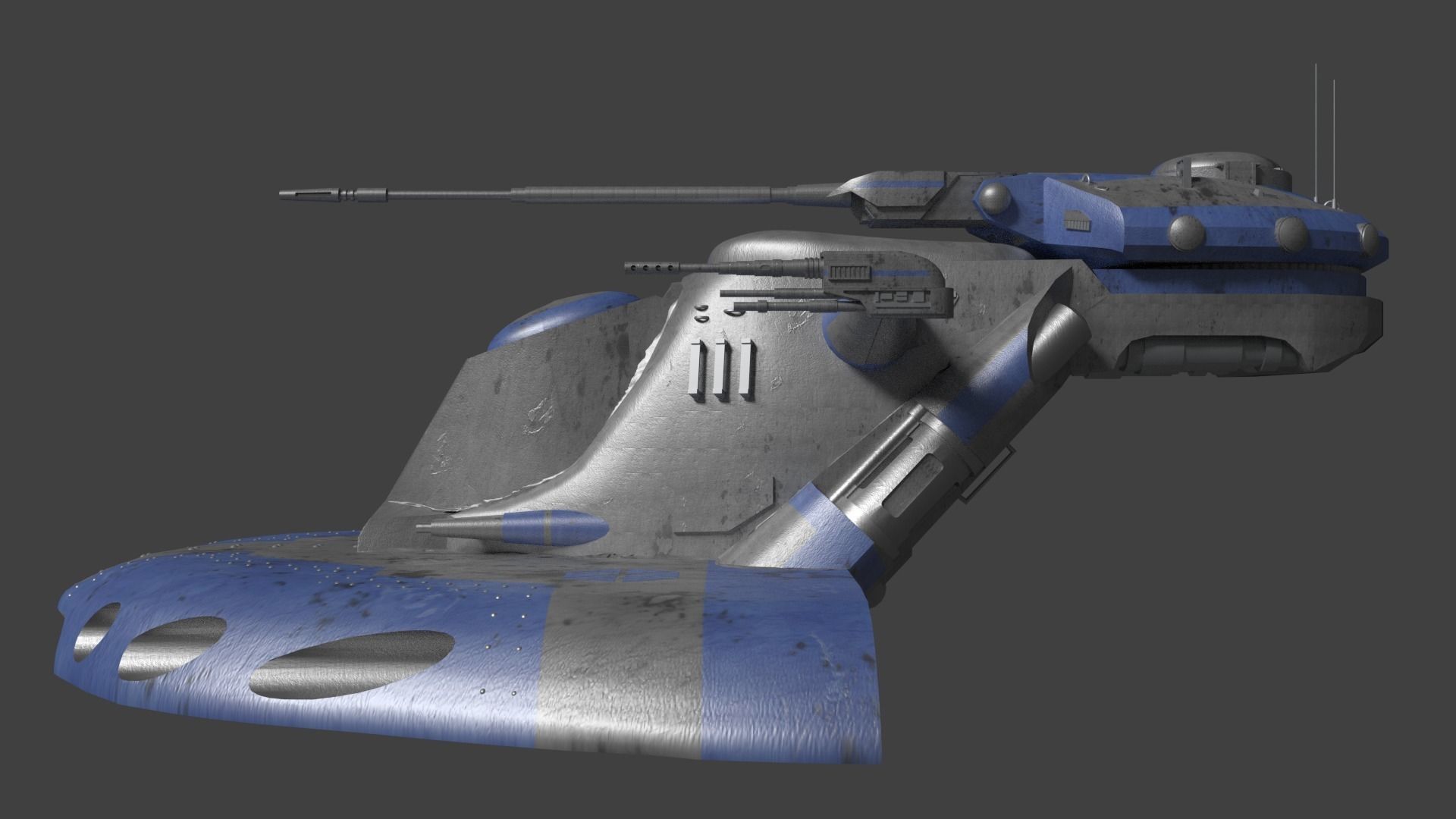 Armoured Assault Tank AAT 3D model | CGTrader