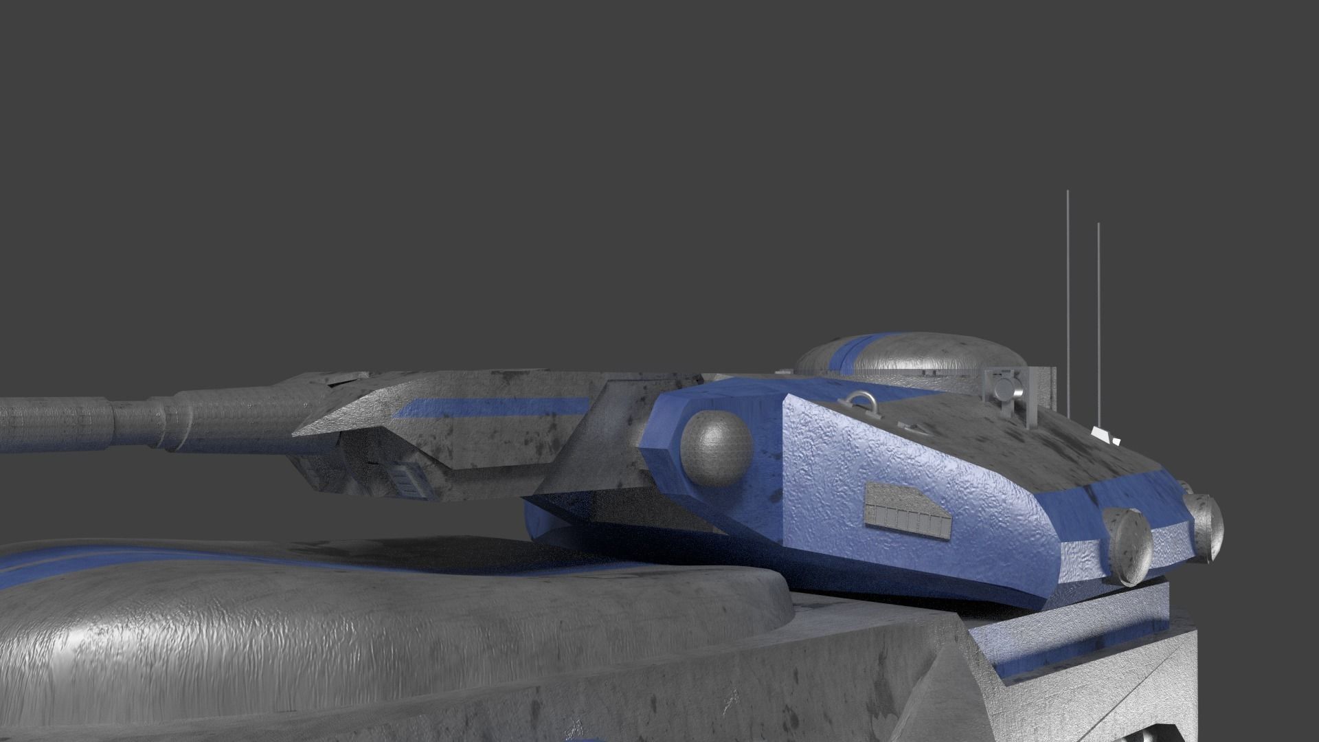 Armoured Assault Tank AAT 3D model | CGTrader