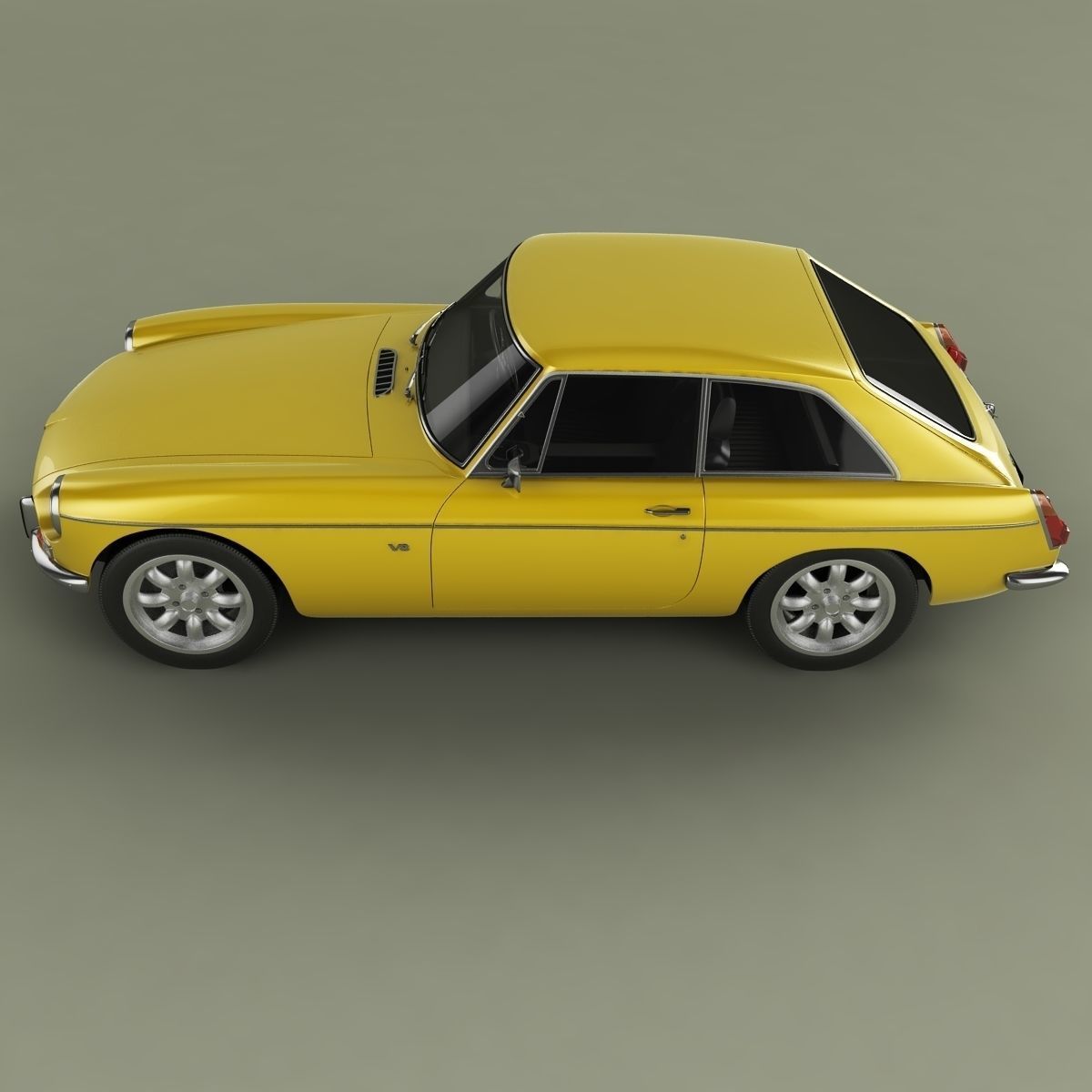 MG MGB GT V8 Coupe 3D model | CGTrader