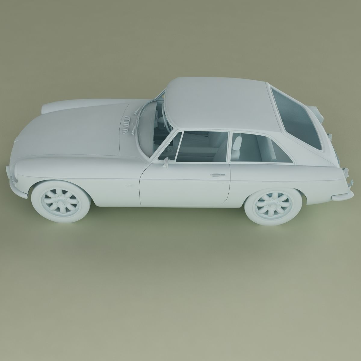 MG MGB GT V8 Coupe 3D model | CGTrader
