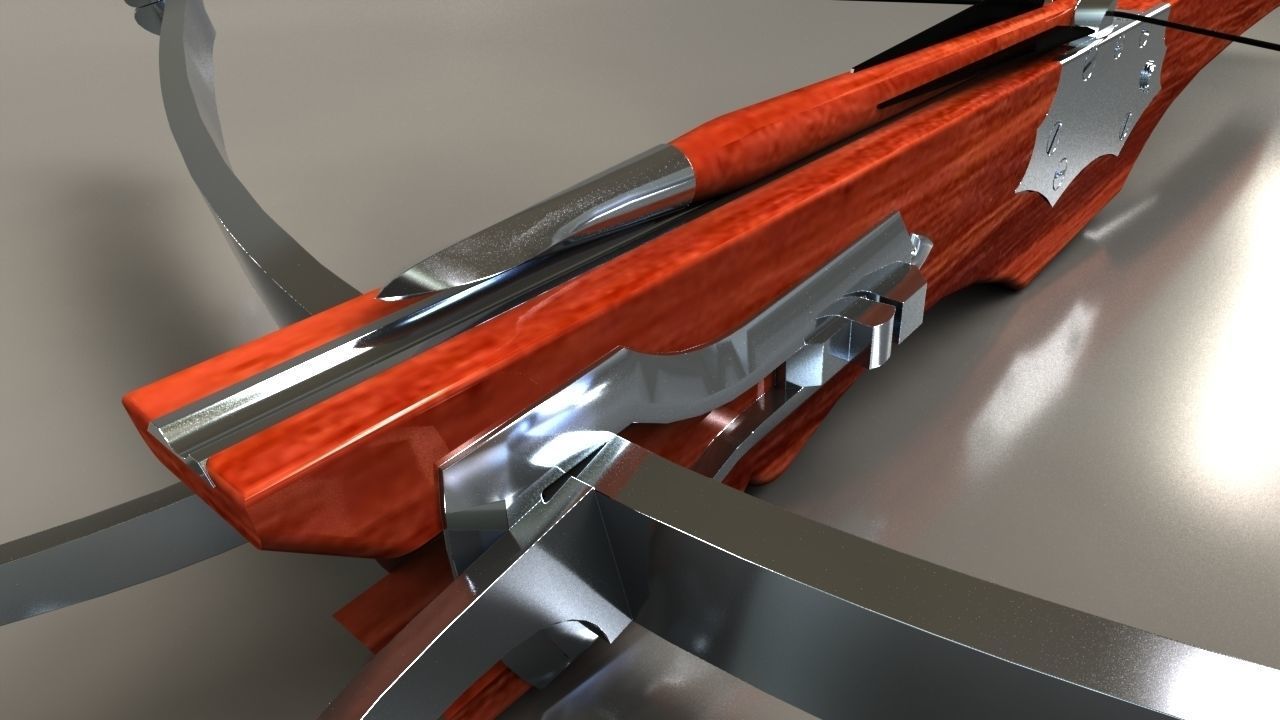A medieval style crossbow 3D model | CGTrader